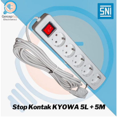 Jual Stop Kontak Kyowa 5 Lubang 5 Meter | Shopee Indonesia