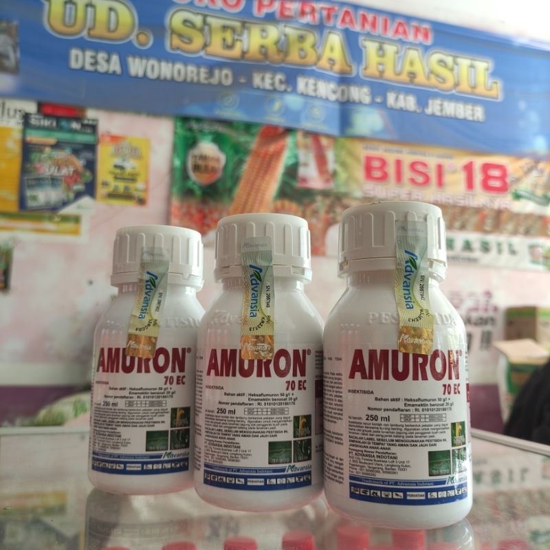 Jual insektisida Amuron 70 ec (Hexaflumuron:50g/l + Emamectin benzoate ...