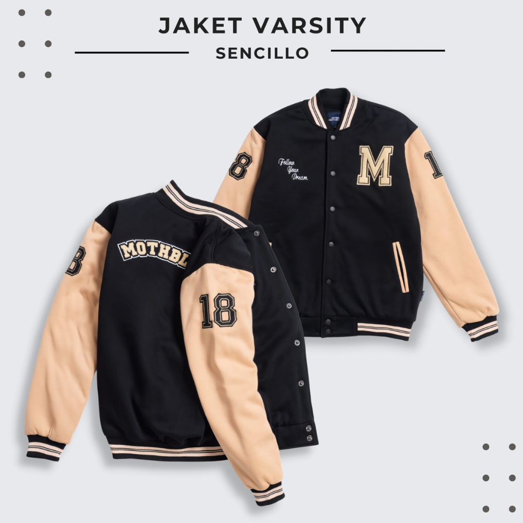 Jual Jaket Varsity Outerwear Pria Baseball Unisex Style Keren Kekinian ...