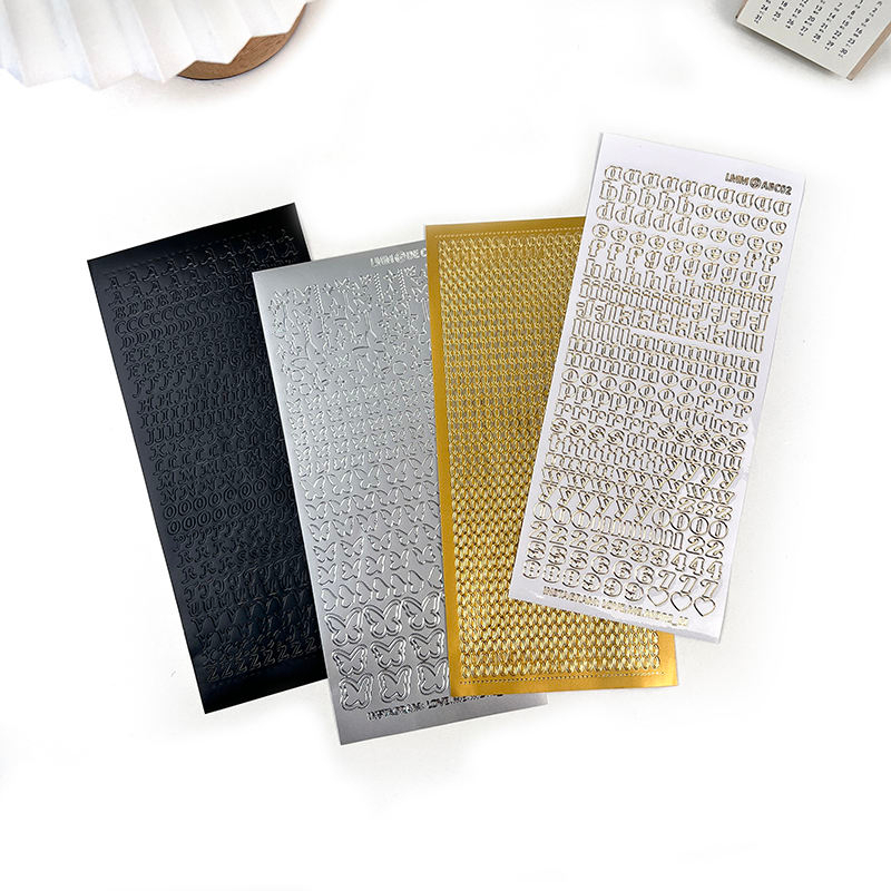 Jual Stickers Alphabet Decorative Letter Stickers Capital/Lowercase ...