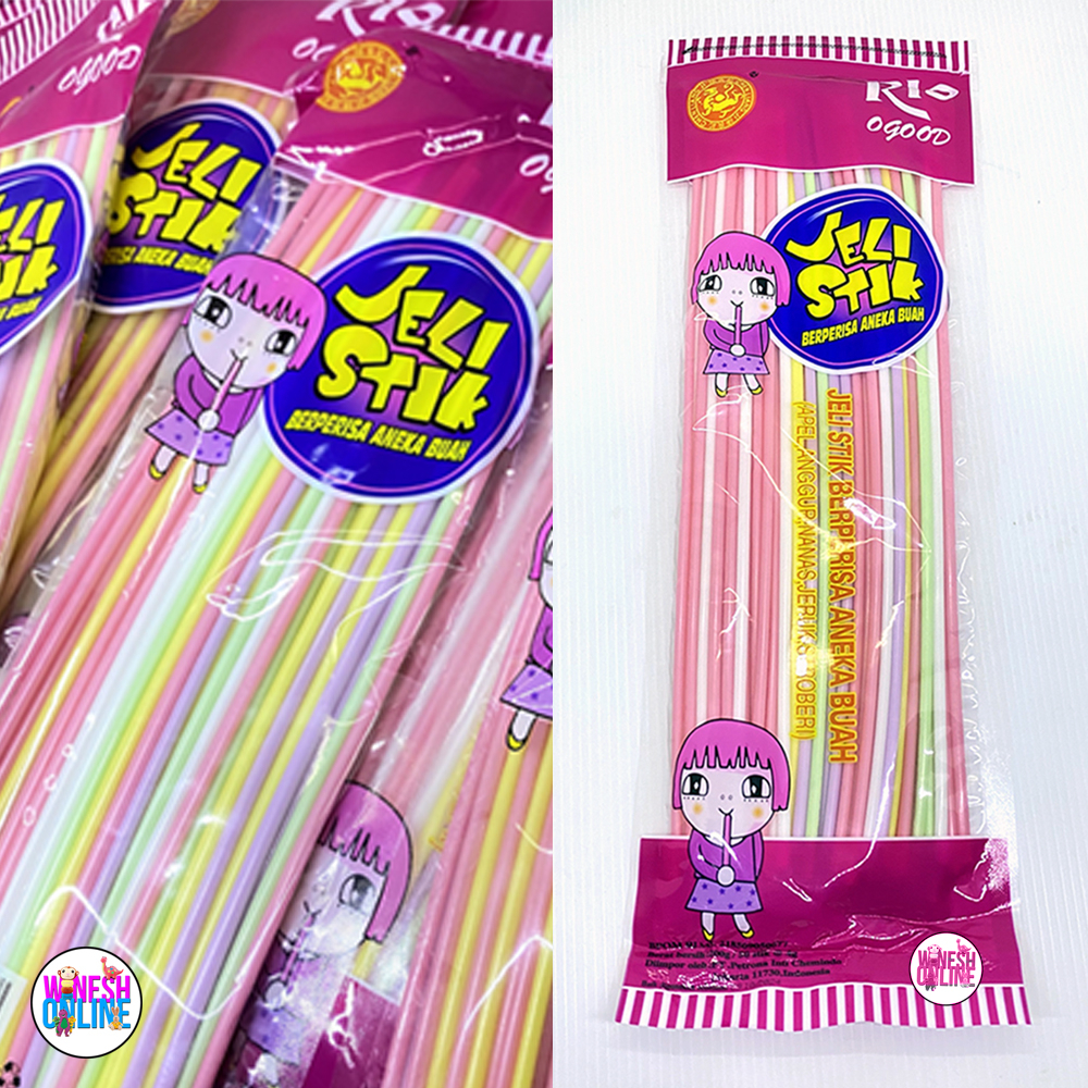 Jual Permen Jelly Stick Panjang / Permen Jeli Stik Panjang / Permen ...