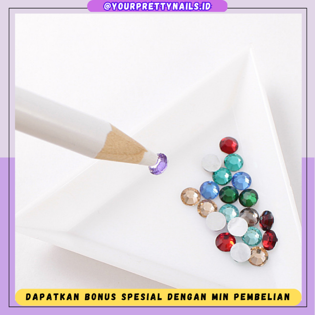 Jual Pensil Rhinestone Putih Nail Art Accessories Picker / pencil picker Aksesoris Nail Art ...