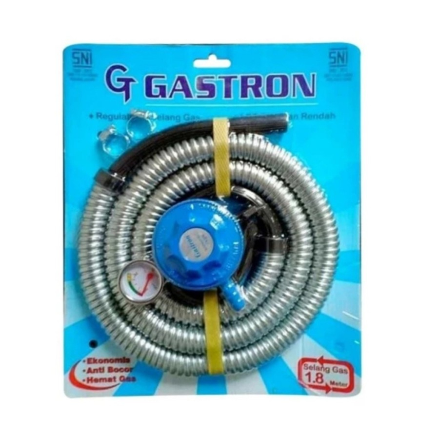 Jual GASTRON REGULATOR SELANG1,8 METER REGULATOR SELANG GAS TEKANAN ...
