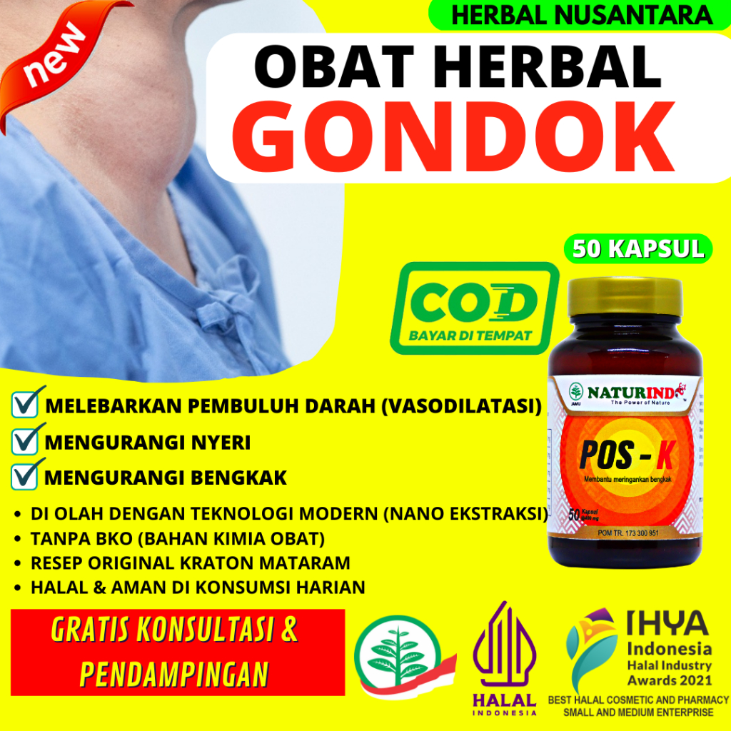 Jual Obat Gondok Benjolan Di Leher Tiroid Kelenjar | Shopee Indonesia