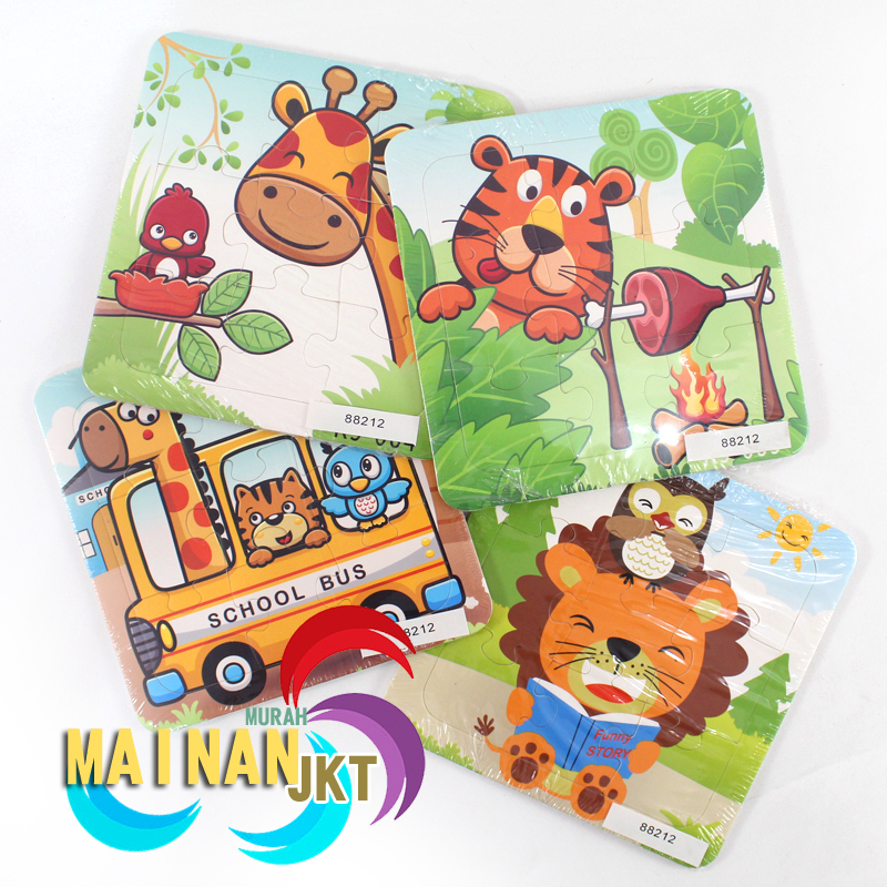Jual MAINAN EDUKASI PUZZLE ANIMAL 88212 PUZZLE SIMPLE UNTUK ANAK ...