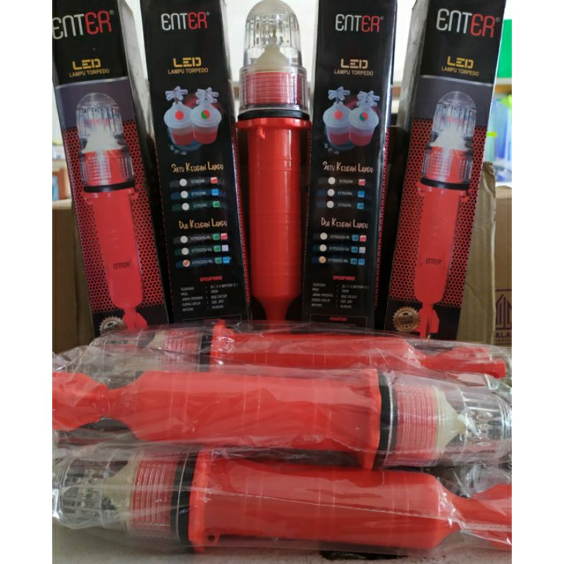 Jual LAMPU NELAYAN ( TORPEDO 10 LED) 2 WARNA LAMPU (HIJAU-BIRU ...