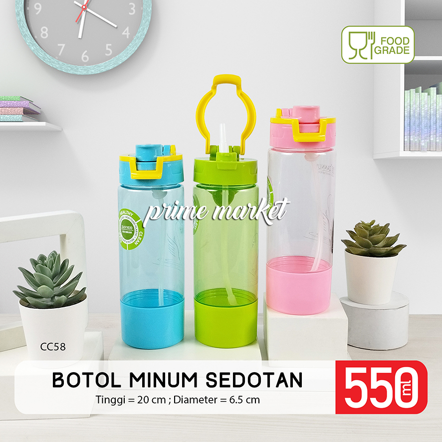 Jual Botol Minum Sedotan Botol Minum Aesthetic Botol Air Minum Tumbler ...