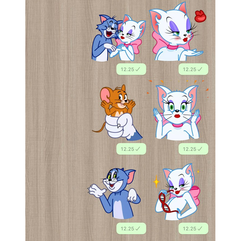 Jual PAKET STIKER WHATS ~ APP TOM ( GERAK ) | Shopee Indonesia