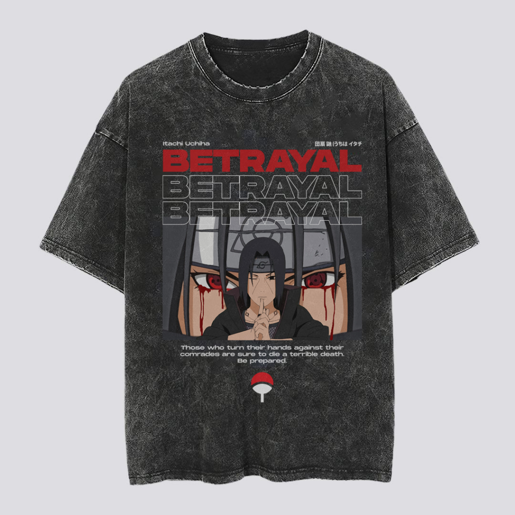Jual Kaos Washed Itachi Uchiha Betrayal | Kaos Naruto | Kaos Anime ... Jual Kaos Washed Itachi Uchiha Betrayal | Kaos Naruto | Kaos Anime ...