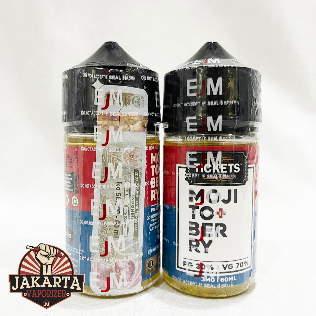 Jual EJM TICKETS MOJITO BERRY 60ML 3MG BY EJUICEMURAH LIQUID VAPOR ...