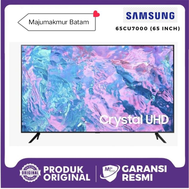Jual SAMSUNG SMART TV 4K UHD 65 INCH 65CU7000 GARANSI RESMI | Shopee Indonesia