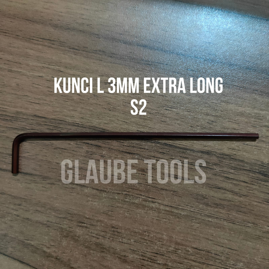 Jual S2 Kunci L 3mm Extra Long Hex key Hexagon Long Material S2 3 mm ...