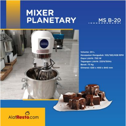 Jual Planetary Mixer MS-B20 Masema | Mixer Roti & Mixer Kue | Shopee ...