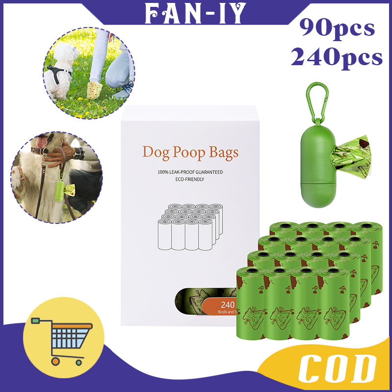 Jual 90 / 240PCS Tidak mudah rusak Kantong Sampah Kotoran Kucing Anjing ...