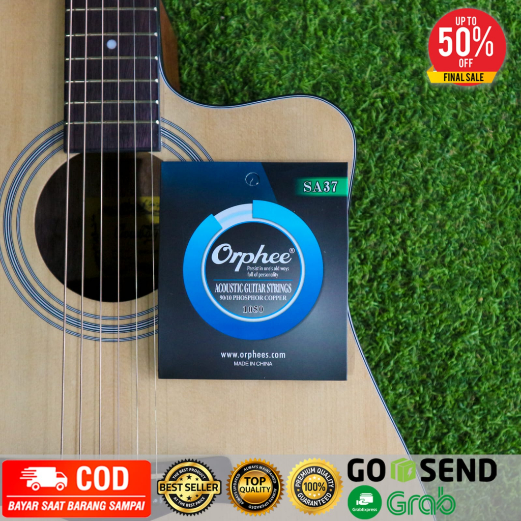 Jual Senar Gitar Akustik 0.10 Orphee SA37 Original 1 SET | Shopee Indonesia