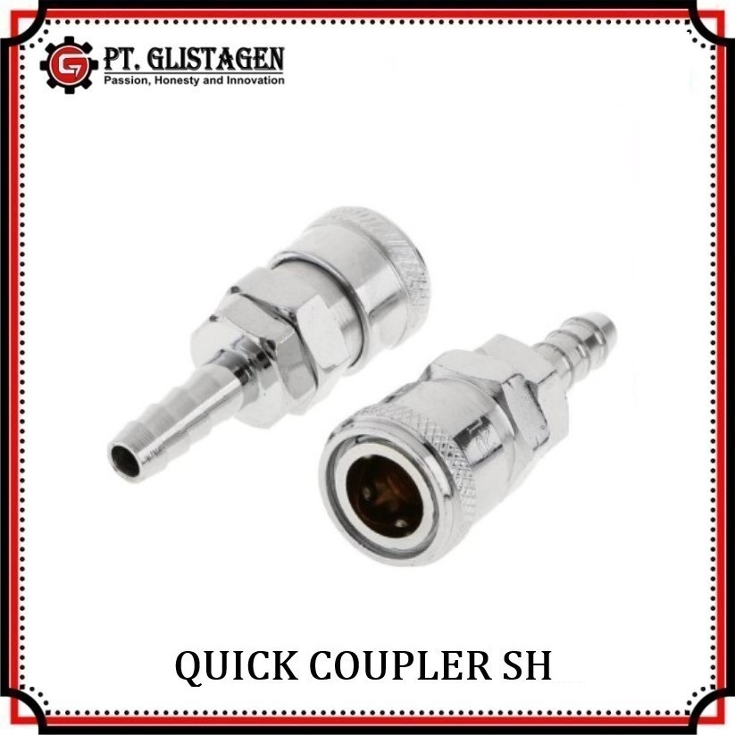 Jual Quick Coupler SH ( 20,30,40 ) Sambungan Selang Kompresor Recoil ...