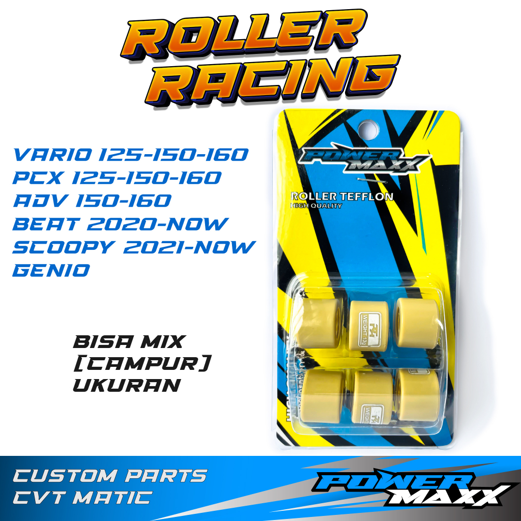 Jual ROLLER RACING pcx vario adv 125 150 160 beat scoopy 2020 2021 beat ...