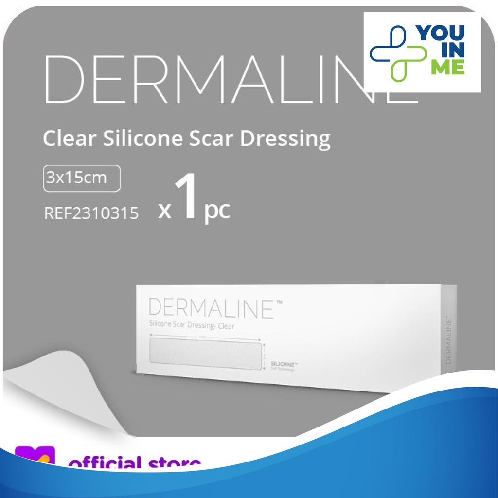 Jual Perawatan Keloid - Dermaline Clear Silicone Scar Sheet -3x17,5cm ...