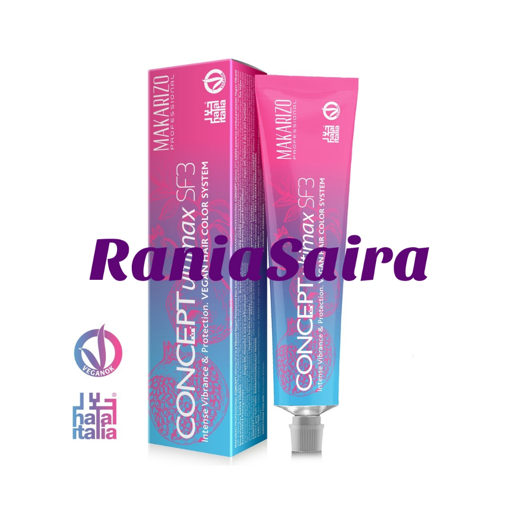 Jual MAKARIZO Concept Ultimax SF3 Hair Color 90ml Vegan / Cat Rambut ...
