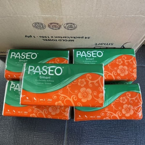 Jual Tissue Paseo 250 sheet 2ply facial tissue | Shopee Indonesia