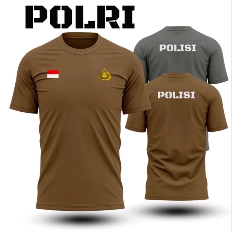 Jual Kaos Polisi Kaos Polri Baju Kaos Polisi Pria Kaos Polis Baju Kaos ...