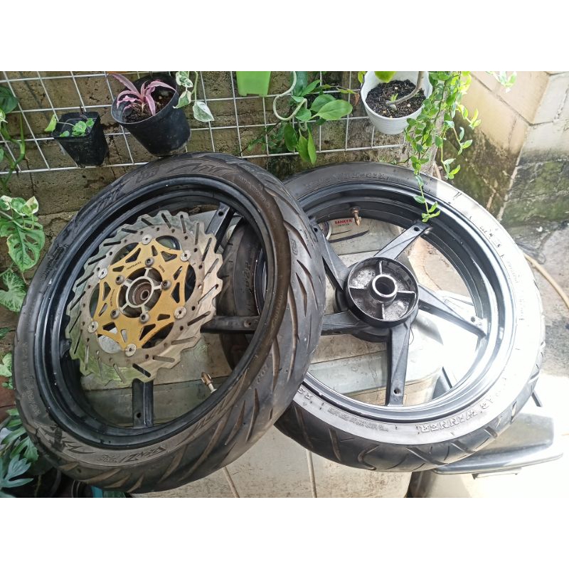 Jual Velg vixion old lama pelek racing palang plus ban cakram ...