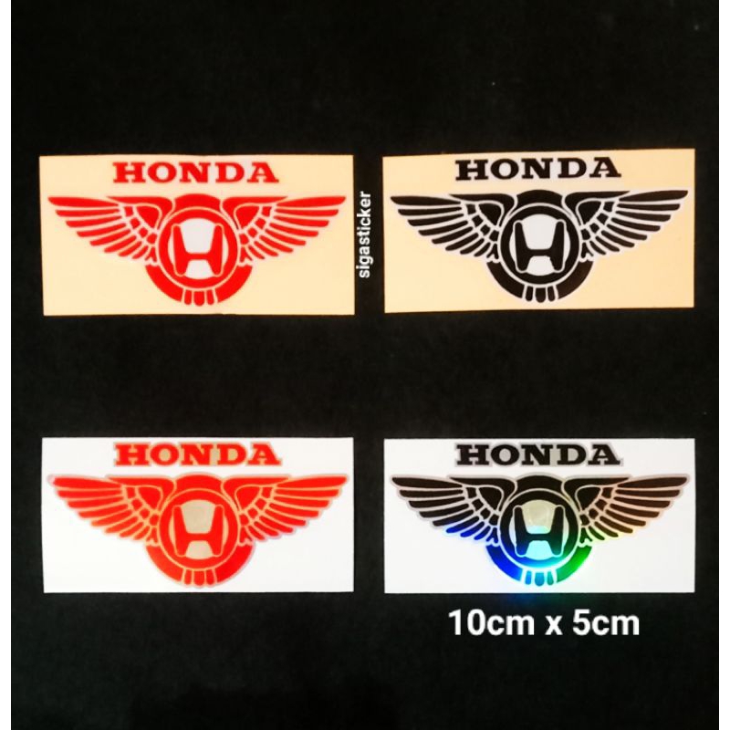 Jual STICKER HONDA STICKER SAYAP HONDA CUTTING STICKER MOTOR | Shopee ...