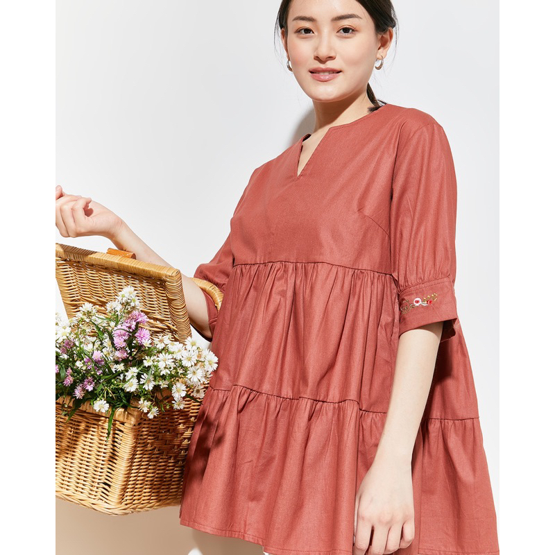 Jual Baju Atasan Wanita Blouse Cewek Kekinian Warna Polos Kai Top Shirt ...