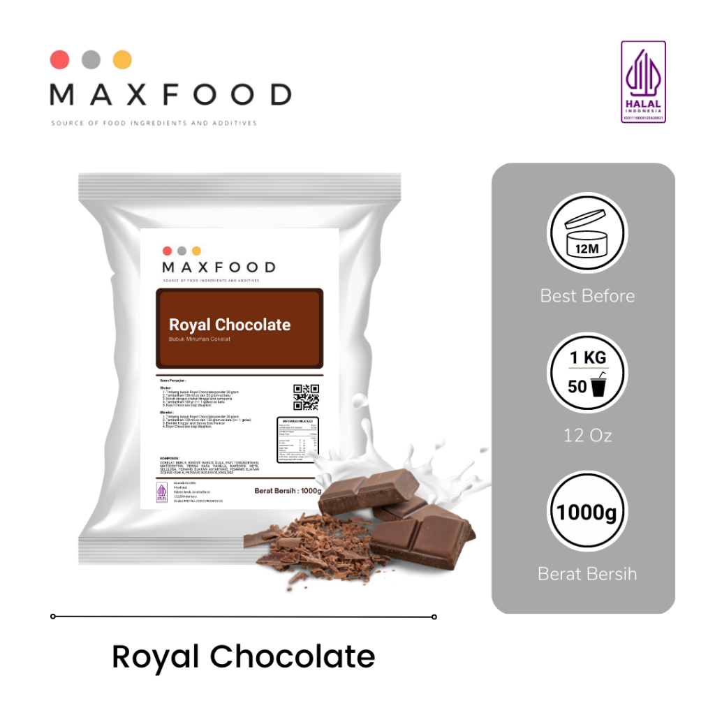 Jual Royal Chocolate Powder Drink / Bubuk Minuman Rasa Royal Choco ...