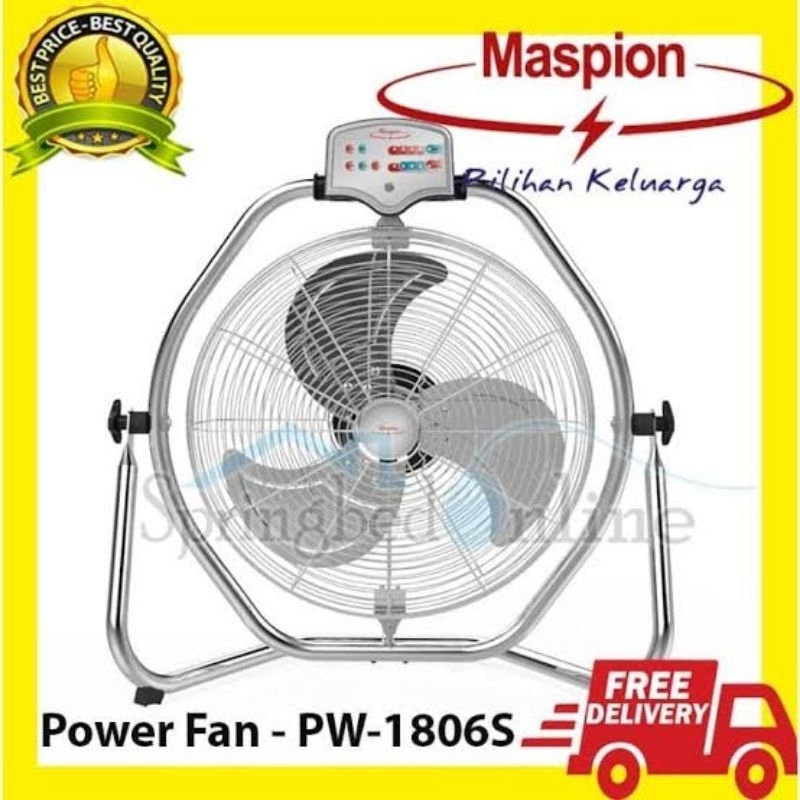 Jual KIPAS ANGIN MASPION POWER INDUSTRIAL FAN BESAR JUMBO INDUSTRI PW ...