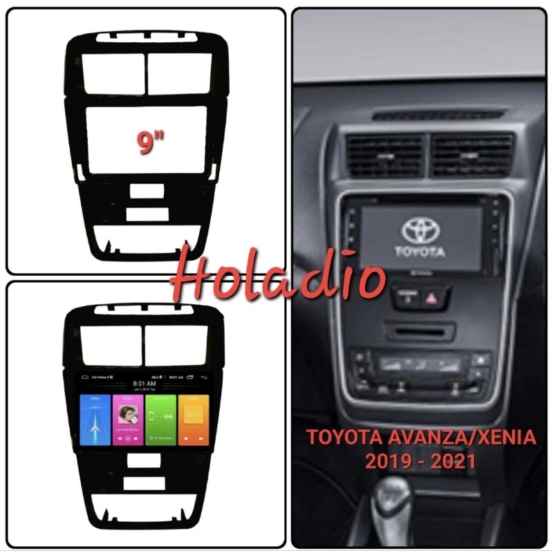 Jual FRAME HEAD UNIT ANDROID 9" FIT TO AVANZA/XENIA 2019-2021 | Shopee ...