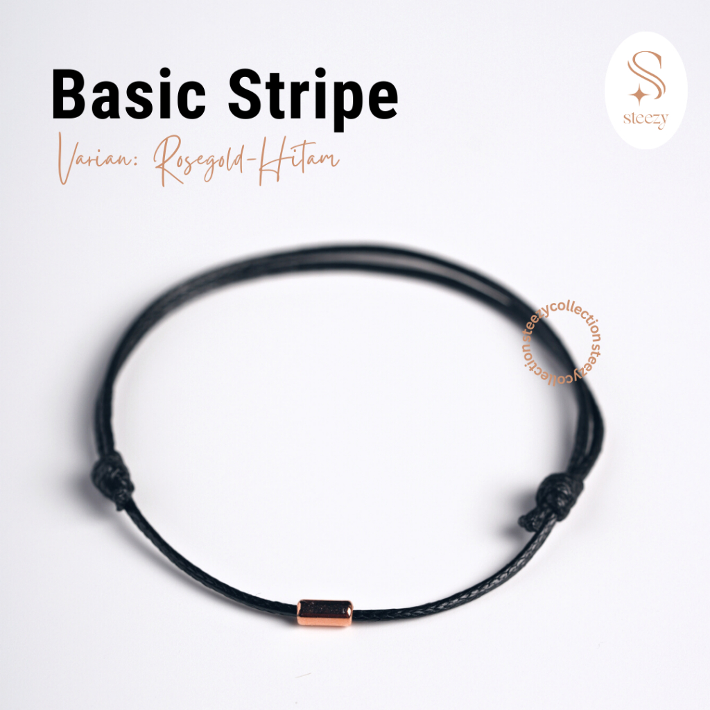 Jual Couple Bracelet- Basic Stripe/ Gelang Tali/ Gelang Pasangan ...