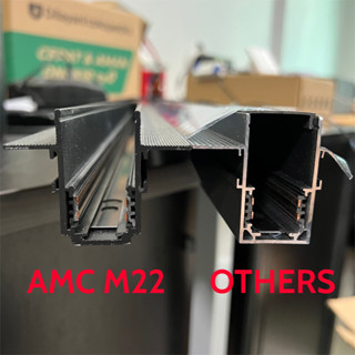 Jual AMC M22 Rail 3 Meter Magnetic Track Lighting System Inbow Outbow Lampu | Shopee Indonesia