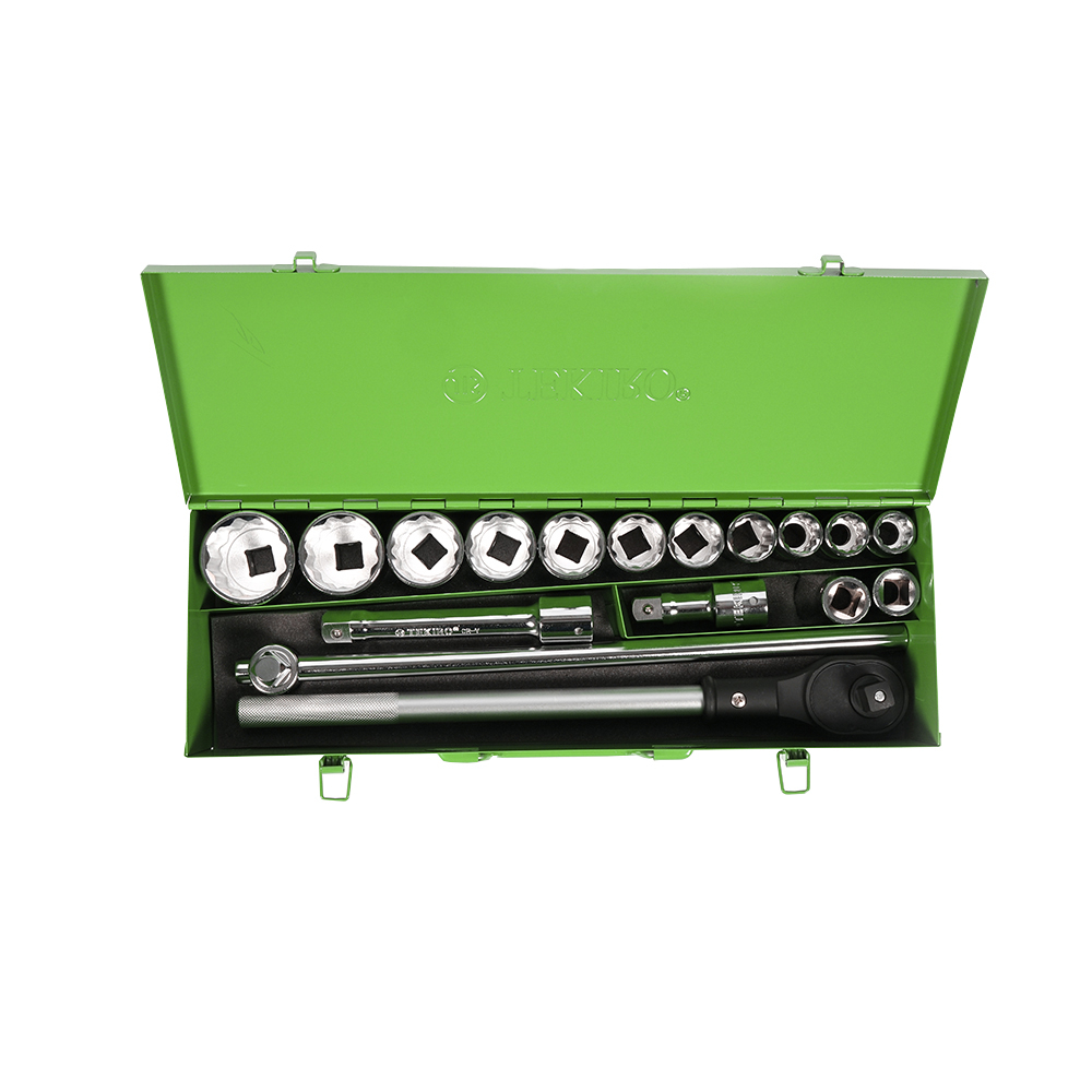 Jual TEKIRO 3/4 INCH SOCKET SET 12 PT 19 - 50 MM 18 PCS | Shopee Indonesia