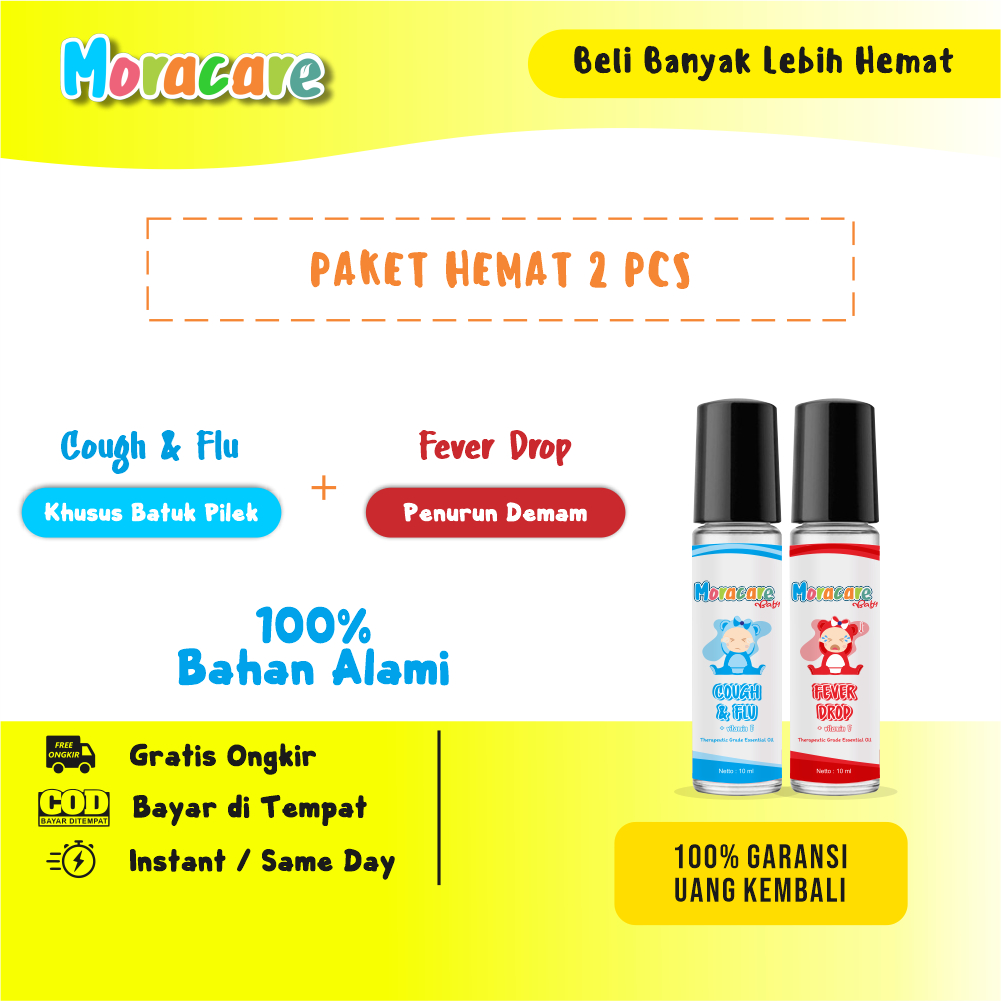 Jual Pereda Flu Batuk dan Demam Tinggi bukan Cessa - Paket Moracare Essential Oil Cough Flu ...