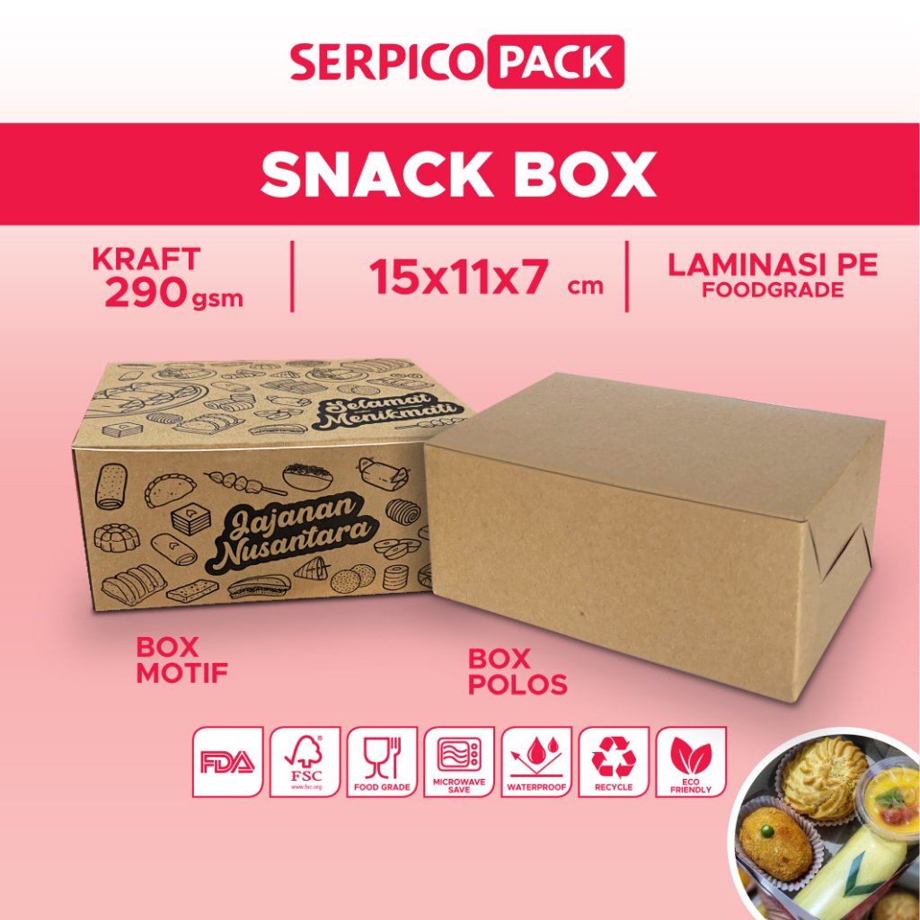 Jual SNACK BOX/BOX KOTAK/BOX MAKANAN | Shopee Indonesia