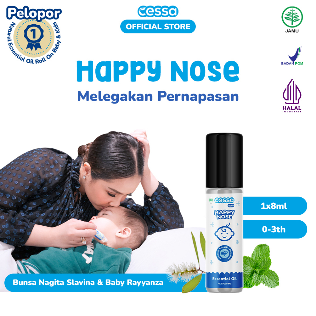 Jual Cessa Baby Happy Nose - Natural Essential Oil Melegakan Pernapasan ...