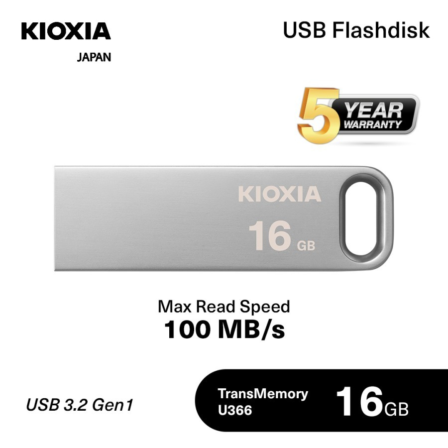 Jual promo sale!!! Flashdisk Kioxia FDD U366 USB 3.2 16GB 32GB original ...