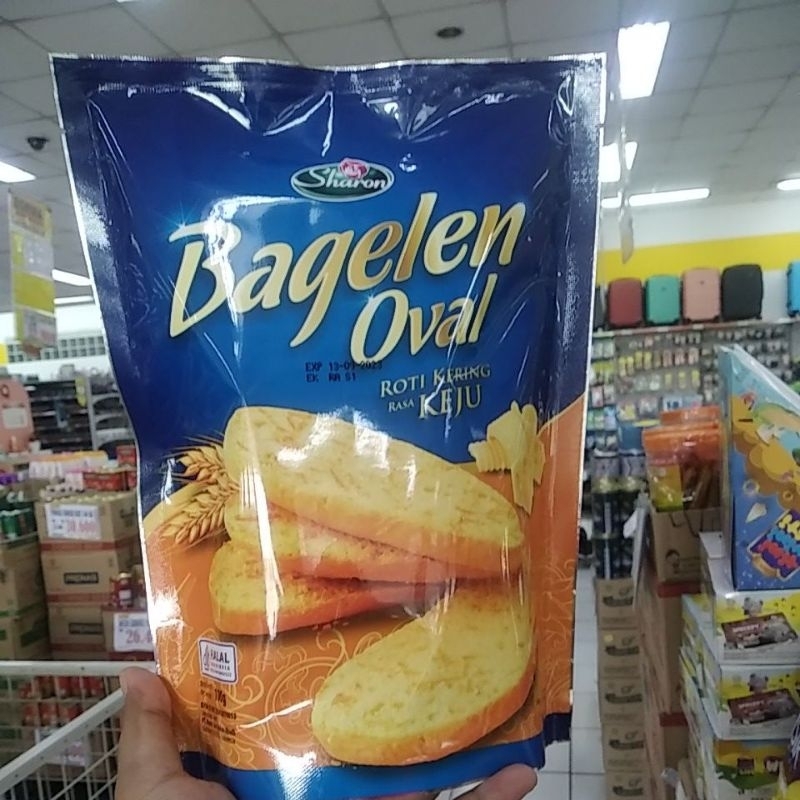 Jual sharon oval bagelen keju 100gr | Shopee Indonesia