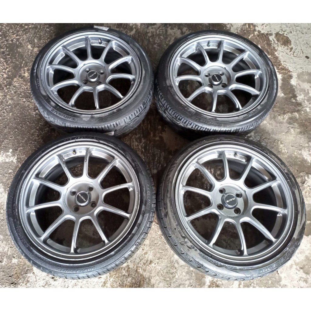 Jual VELG MOBIL SECOND RAYS RING 17 LEBAR 8 PCD 4X100 + 205 45 R17 | Shopee Indonesia