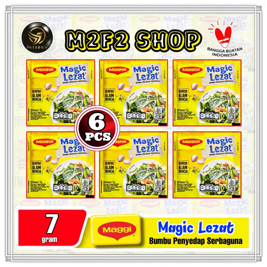 Jual Maggi Magic Lezat Bumbu Penyedap Serbaguna Sachet - 7 gr (Kemasan ...
