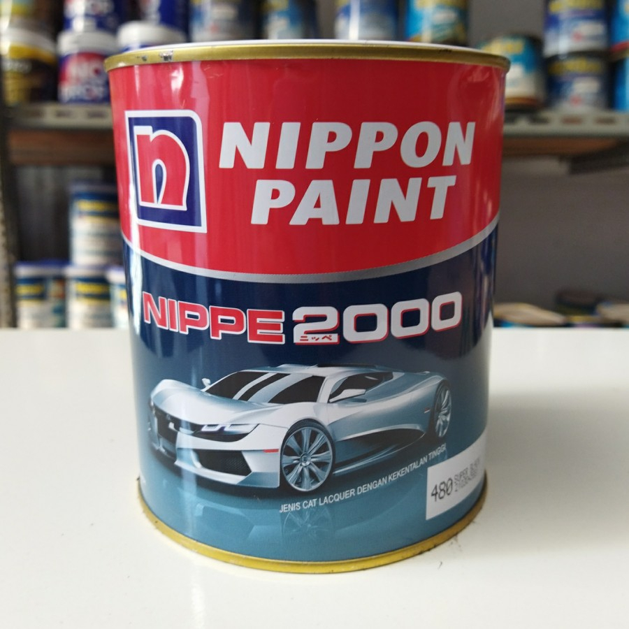 Jual Cat Duco NIPPE 2000 Super Black 480 Hitam Kilap 1Liter Cat Duko Nippon | Shopee Indonesia