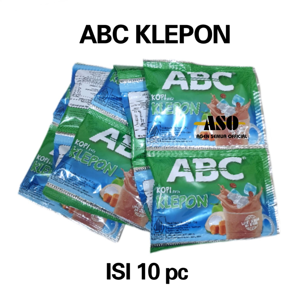 Jual KOPI ABC KLEPON 25gr RENCENG ( ISI 10 ) | Shopee Indonesia
