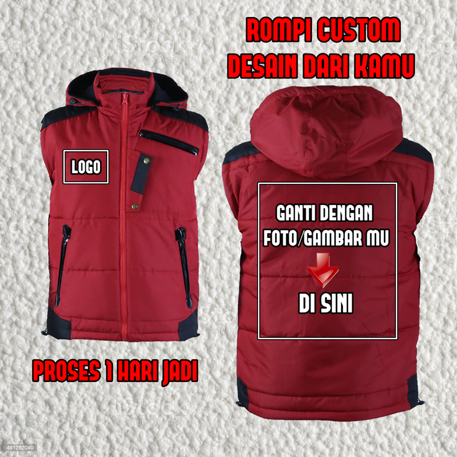 Jual ROMPI CUSTOM GAMBAR SATUAN DESAIN KAMU SENDIRI BEBAS SUKA SUKA ...