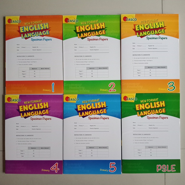 Jual Buku New Format English Language Specimen Paper Primary 1 - 6 (Pilihan Per Buku) | Shopee ...