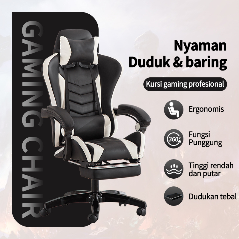 Jual Kursi Gaming/ Gaming Chair / Kursi Santai Kursi Gamers / Kursi Gamer / Kursui Putar / Kursi ...