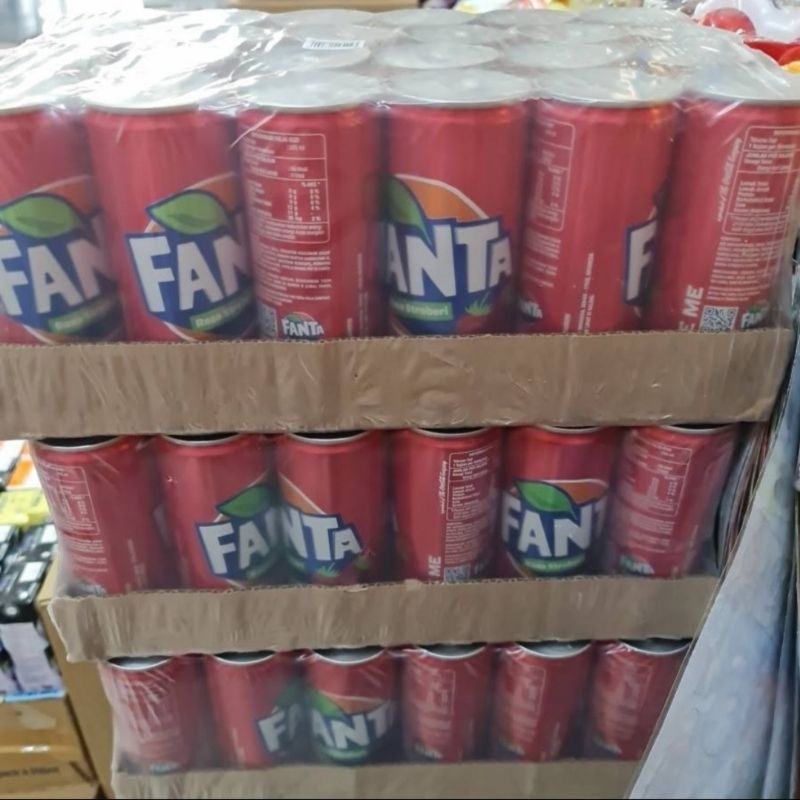 Jual FANTA KALENG SLIM 250 ML / krat. Isi 24 Pcs | Shopee Indonesia