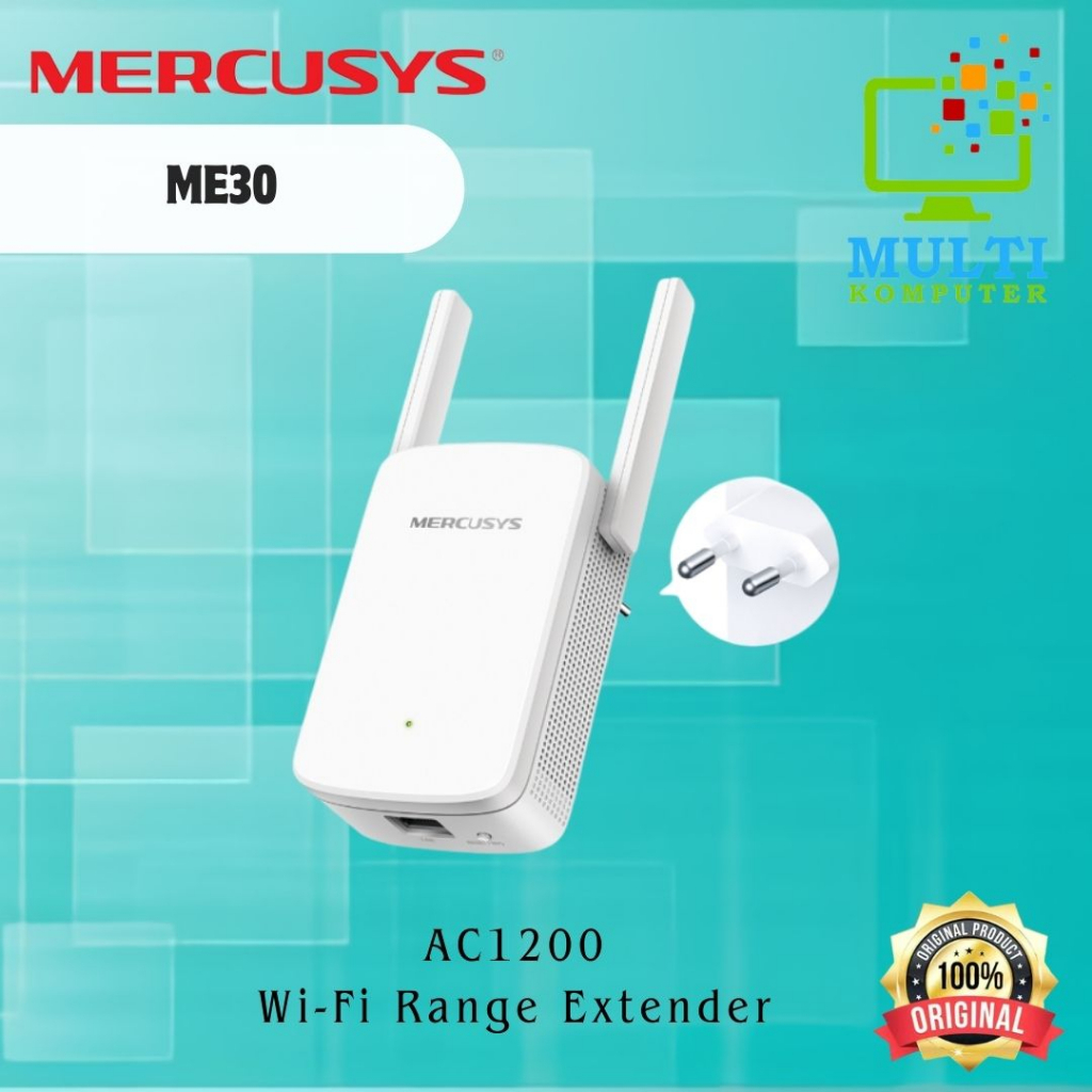 Jual MERCUSYS ME30 AC1200 Wi-Fi Range Extender WiFi extension | Shopee ...
