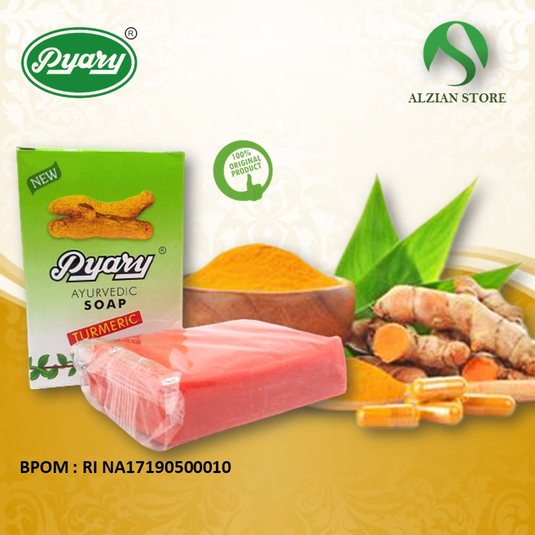 Jual SABUN PYARY TURMERIC 100% ORIGINAL 75gr BPOM RI NA1719050010 ...