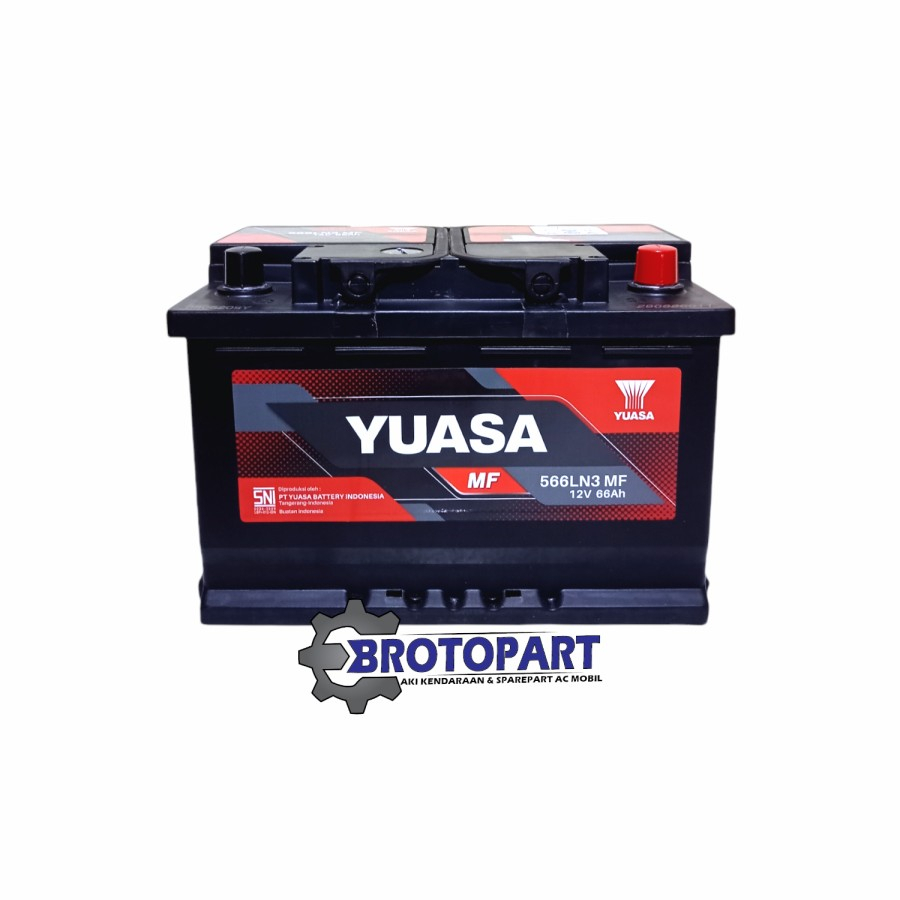 Jual Aki Mobil Innova Reborn Diesel, Fortuner VRZ Diesel Accu Kering YUASA 566 LN3 DIN 58024 MF ...